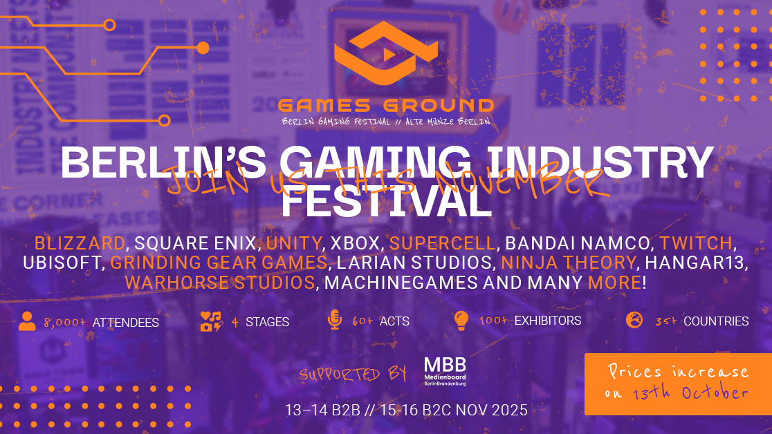 Games Ground Berlin 2025 Expects Significantly More Guests, Exhibition ...