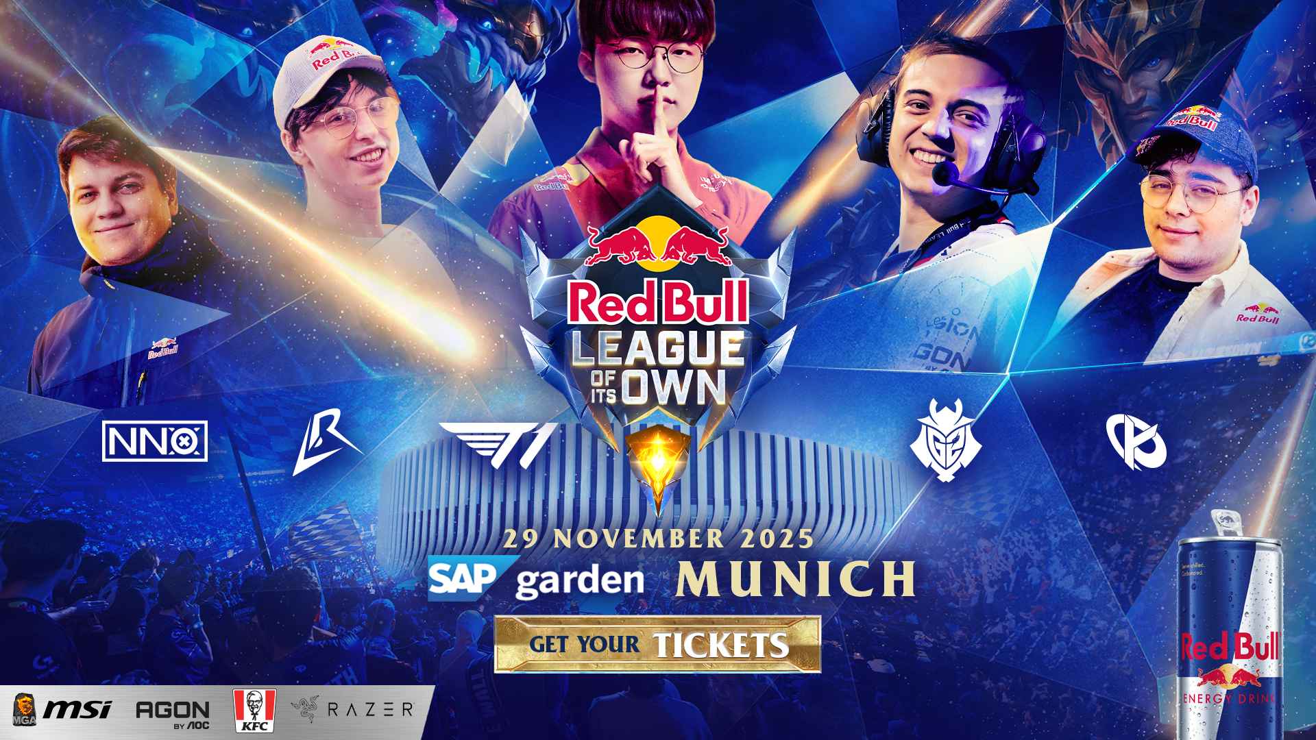 3rd Red Bull League of Its Own Comes to SAP Garden in Munich