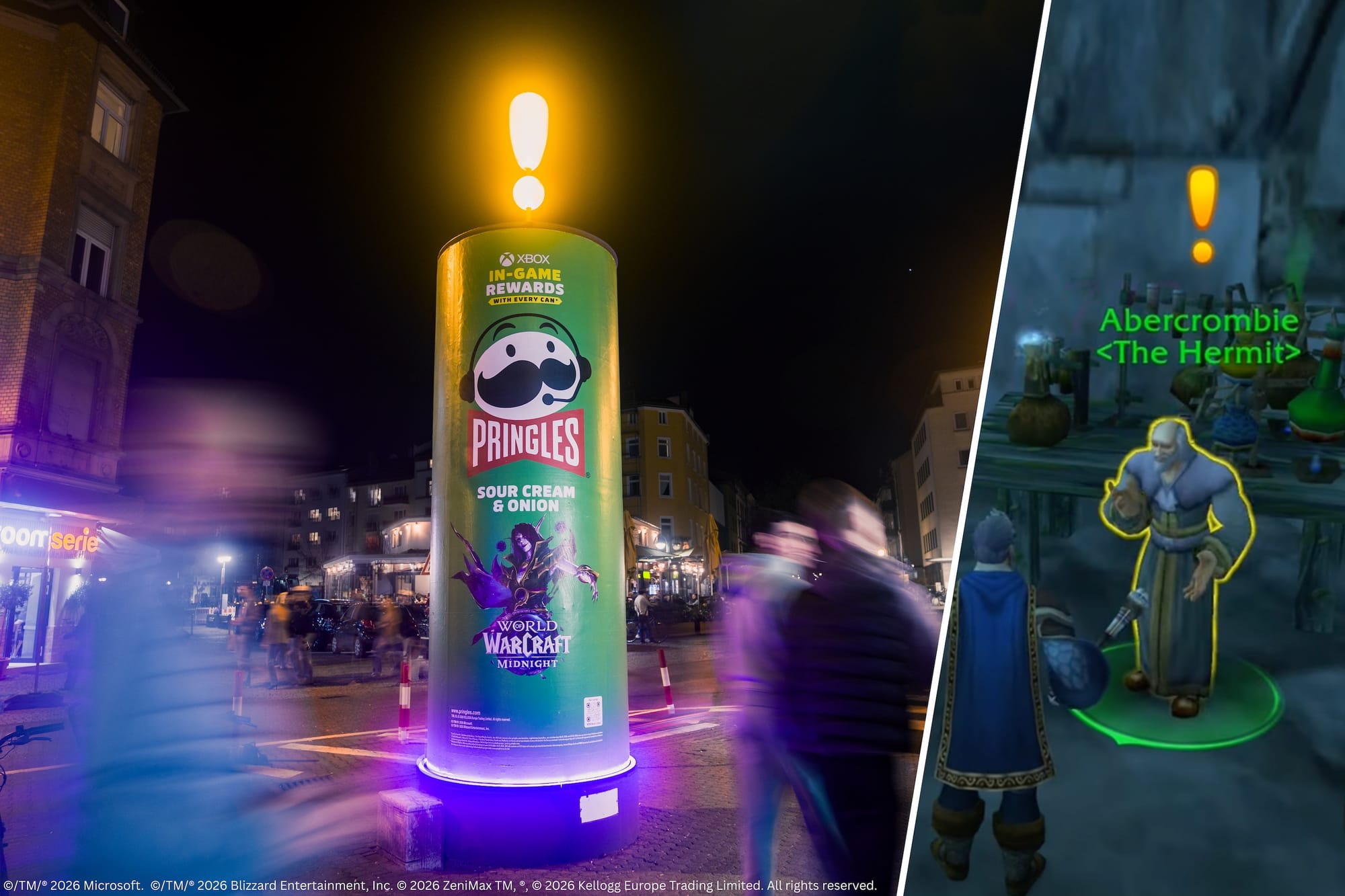 Real Live WoW Quest by Pringles and Jung Von Matt Nerd in Germany